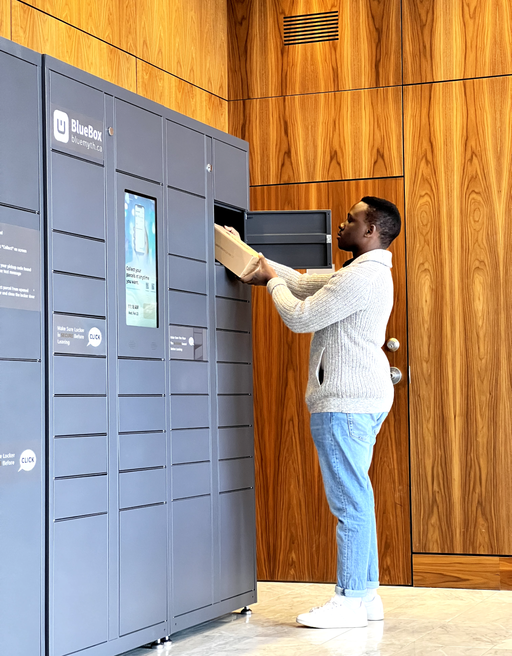 Who We Serve: Residential Buildings - BlueBox Smart Locker