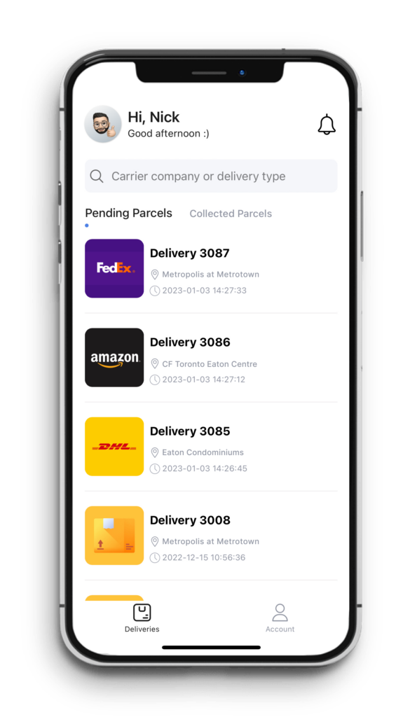 BlueBox User App - BlueBox Smart Locker