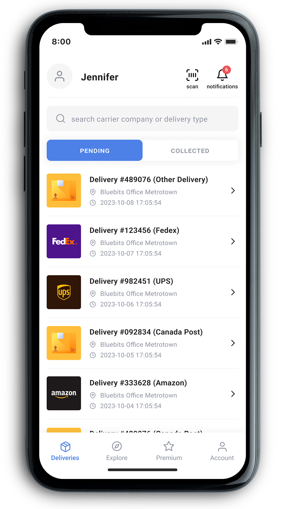 BlueBox User App - BlueBox Smart Locker